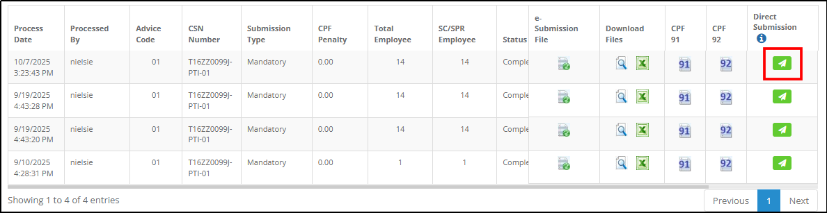 CPF One-Click Submission Through APEX (GovTech) – JustLogin Help Center