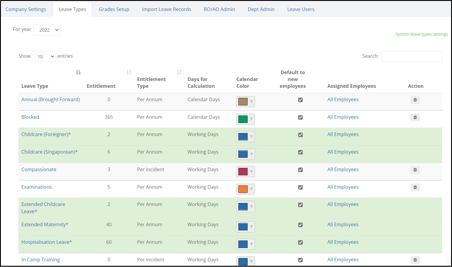 Leave Configuration Guide – JustLogin Help Center